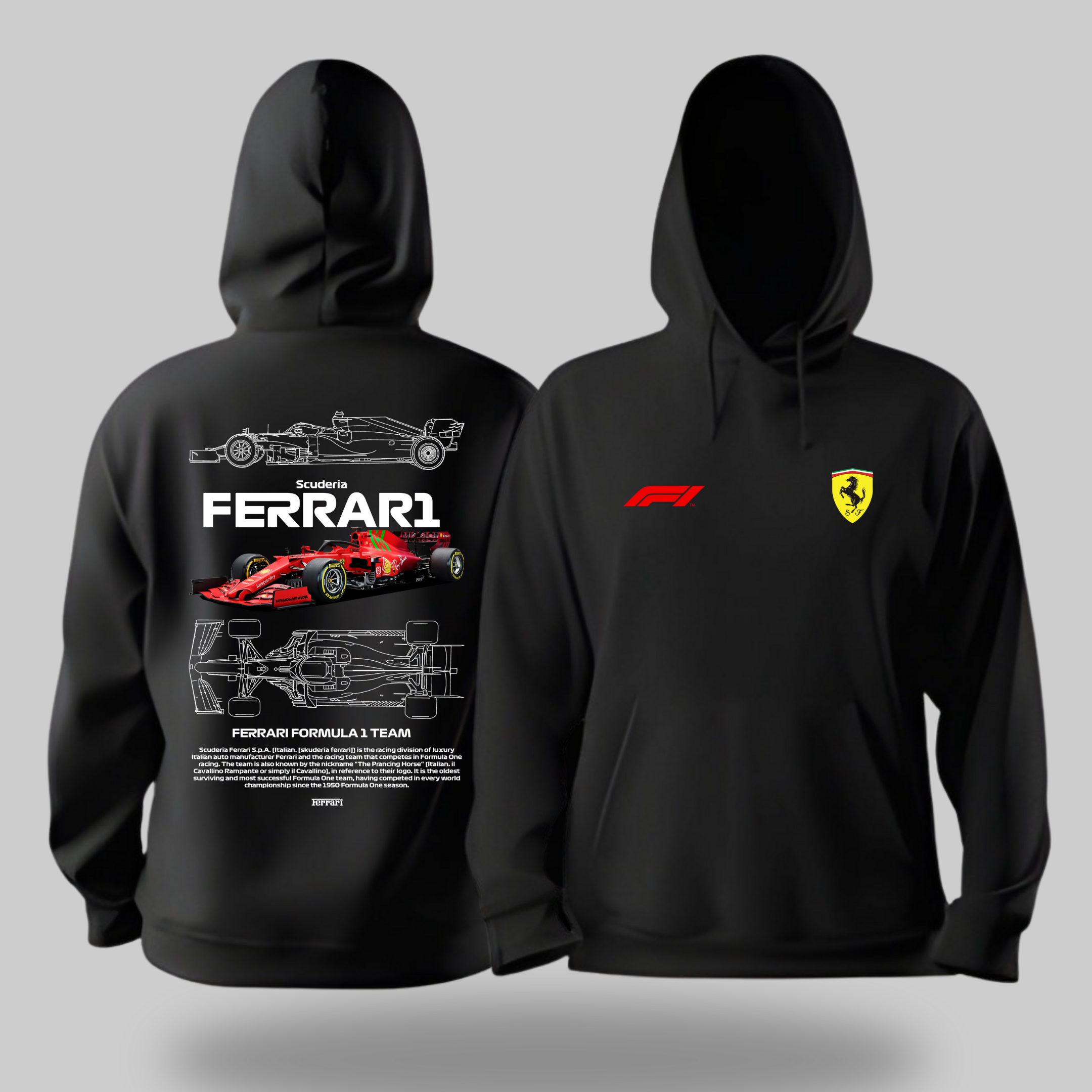 FERRARI F1 Hoodie - Monomart.pk - – monomart.pk