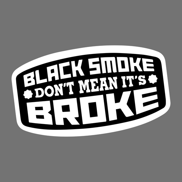 Black Smoke Sticker | Premium Quality Vinyl Decal for Your Style ...
